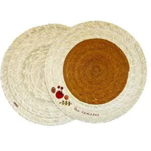 COPPERMILL KITCHEN Double Sided Placemat With Embroidery - Les Tomates