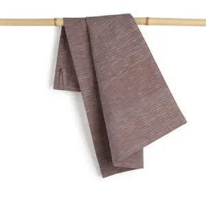 SUSTAINABLE THREADS Timeless Organic Ikat Handwoven Kitchen Towelsset Of 2 - Darjeeling