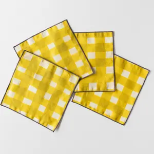 GOLDIE HOME Cocktail Napkins - Yellow