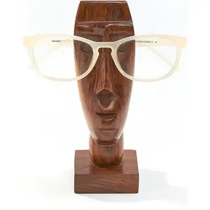 MATR BOOMIE Face Eyeglasses Holder Stand - Brown