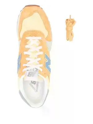 NEW BALANCE U475 Embroidered-logo Sneakers - Camel