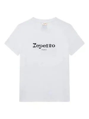 Repetto Logo-print Cotton T-shirt - White