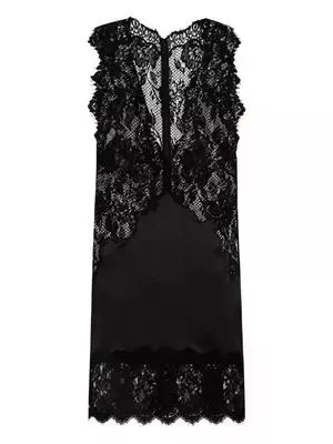 Dolce & Gabbana Lace Trimmed Mini Dress