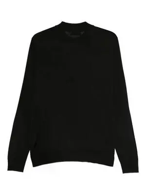 FERRANTE Crew-neck Sweater - Black