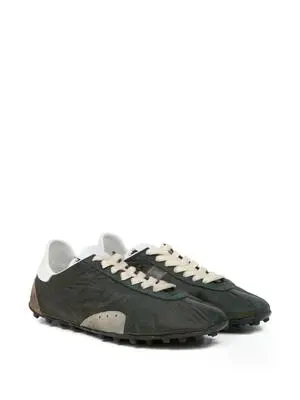MAISON MARGIELA Sprinters Leather Sneakers - Green
