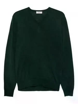 FERRANTE V-neck Long Sleeve Sweater