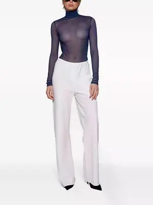 LAQUAN SMITH Open-back Mesh Bodysuit