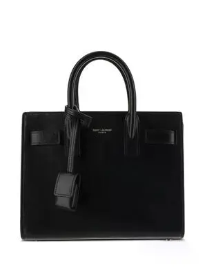 Saint Laurent Nano Sac De Jour Padlock Tote Bag Black