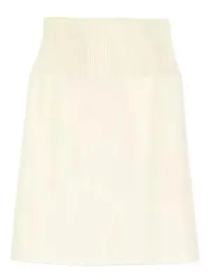 JIL SANDER Ribbed Midi Skirt