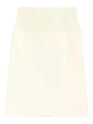 JIL SANDER Ribbed Midi Skirt