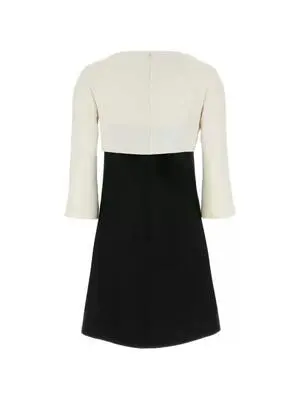 Valentino Garavani Crepe Couture Bow-detail Mini Dress