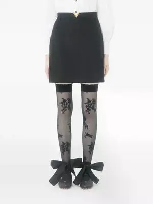 Valentino Garavani Crepe Couture Mini Skirt