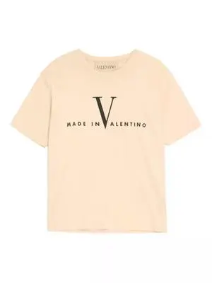 Valentino Garavani Logo-print T-shirt - Neutrals