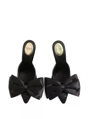 Valentino Garavani Yolande" Mules With Bow Detailing - Black