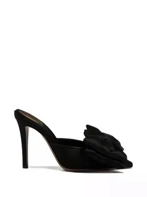 Valentino Garavani Yolande" Mules With Bow Detailing - Black