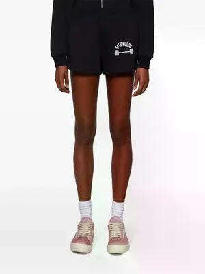 SAINTWOODS Logo-print Cotton Track Shorts