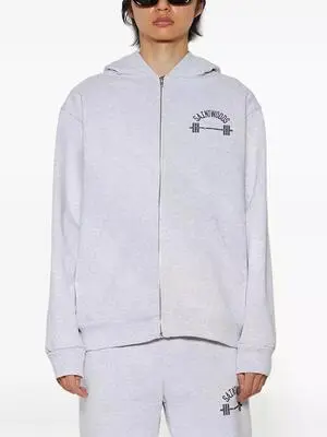 SAINTWOODS Logo-print Cotton Hoodie
