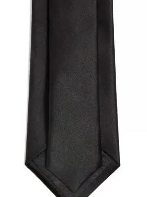 Valentino Garavani Silk Vlogo Signature Neck Tie - Black