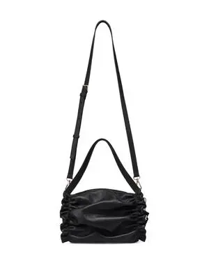 Repetto Small Opéra Ruched Shoulder Bag - Black