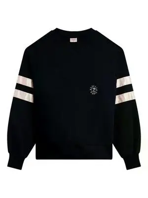 Repetto Satin-ribbon-detail Sweatshirt - Black