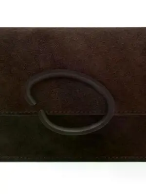 Oscar De La Renta Pochette Chain Shoulder Bag - Brown