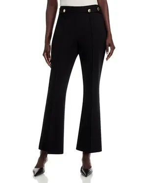 T Tahari Flared Leg Pants With Buttons
