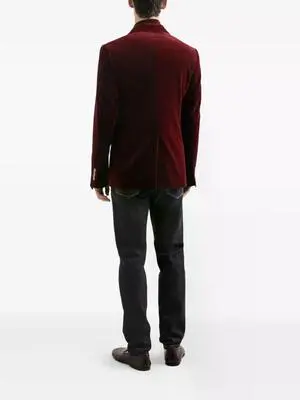 Dolce & Gabbana Sicilia Velvet Double-breasted Blazer