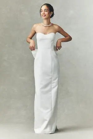 Jenny Yoo Strapless Sweetheart Wedding Gown