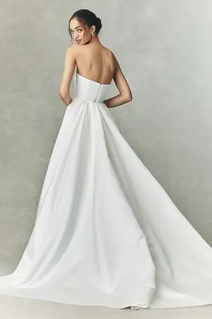 Jenny Yoo Strapless Sweetheart Wedding Gown