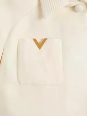 Valentino Garavani Drill Double Cape - Neutrals