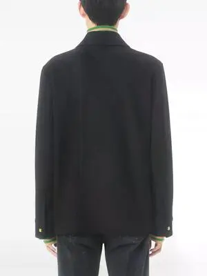 Valentino Garavani Embroidered Patch-pocket Shirt Jacket