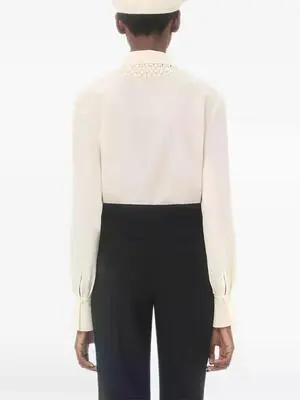 Valentino Garavani Crepe De Chine Shirt With Contrasting Print