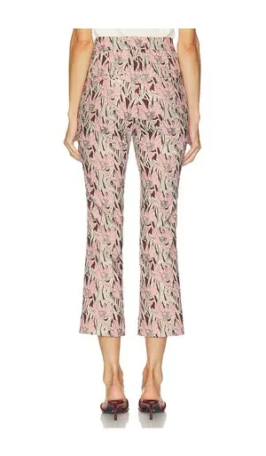 Veronica Beard Arte Capri Pant - Raisin Multi