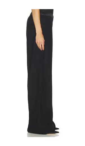 Vince Mid-rise Satin Combo Pull-on Pant