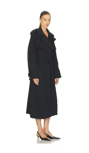 SKIMS Boyfriend Fleece Trench Coat