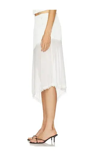 RUNAWAY THE LABEL Emberly Midi Flounce Skirt