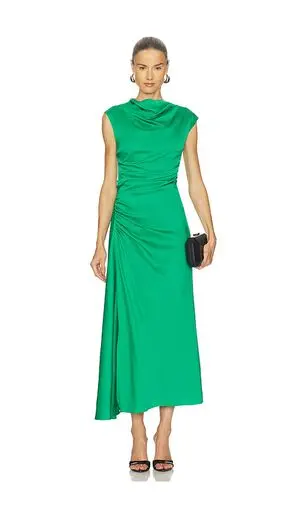 Simkhai Burke Draped Mini Dress - Kelly Green
