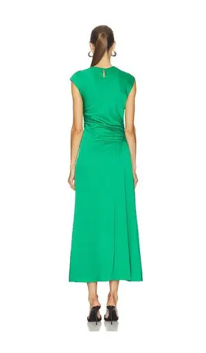 Simkhai Burke Draped Mini Dress - Kelly Green