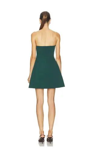 Simkhai Devin Bustier Mini Dress - Emerald