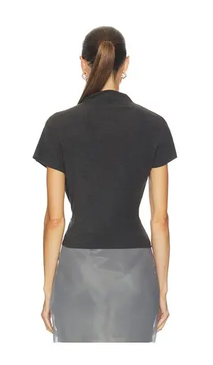 Line & Dot Walker Draped Top
