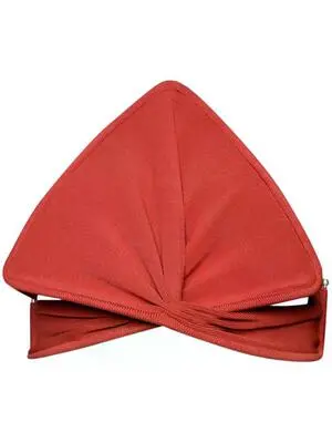 Christopher Esber Pierced Spear Knit Bustier - Red