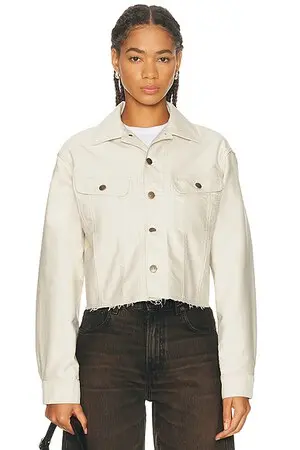 MAISON MARGIELA Cropped Canvas Jacket