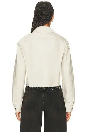 MAISON MARGIELA Cropped Canvas Jacket