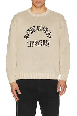 STUDENTS GOLF 1st String Knit Crew Sweater