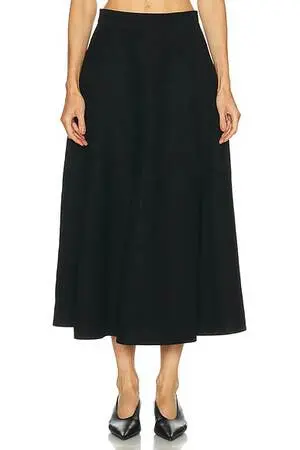 RÓHE A-line Suede Skirt