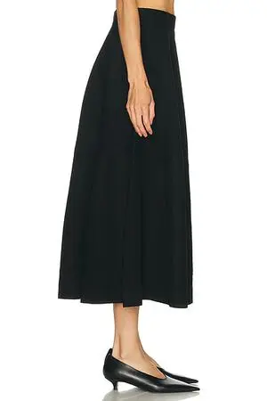 RÓHE A-line Suede Skirt