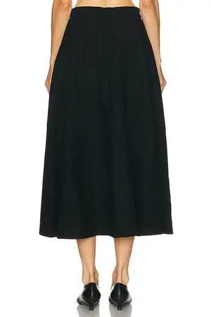 RÓHE A-line Suede Skirt