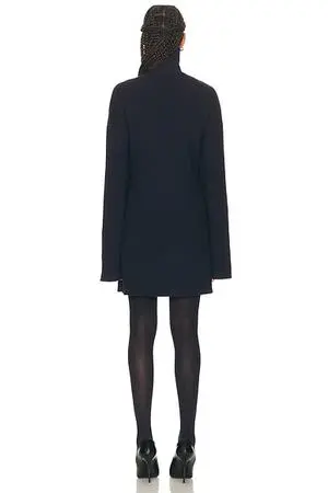 Balenciaga Pinched Turtleneck Mini Dress