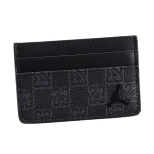 JORDAN Monogram Card Case - Black