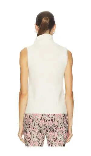 Veronica Beard Mazzy Brushed Cashmere Shell